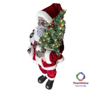 Signature Collection | Holiday | 34 African American Red Santa Claus ...